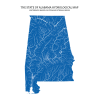 Alabama-Rivers & Lakes - US River Maps