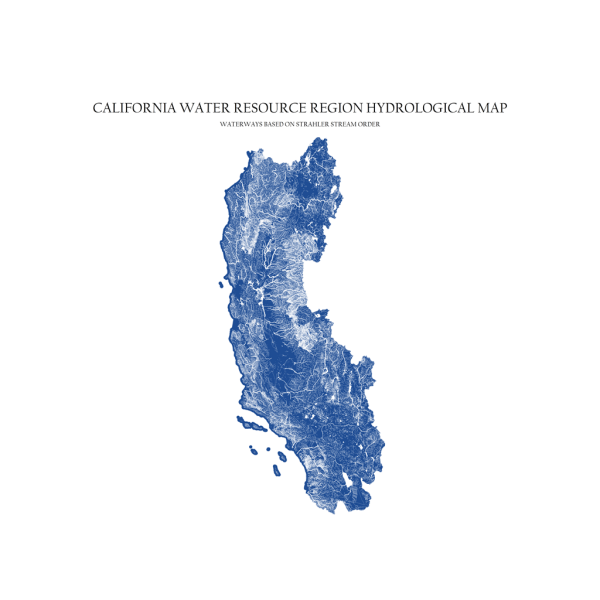 California Watershed Map - US River Maps