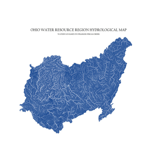 Ohio Watershed Map - US River Maps