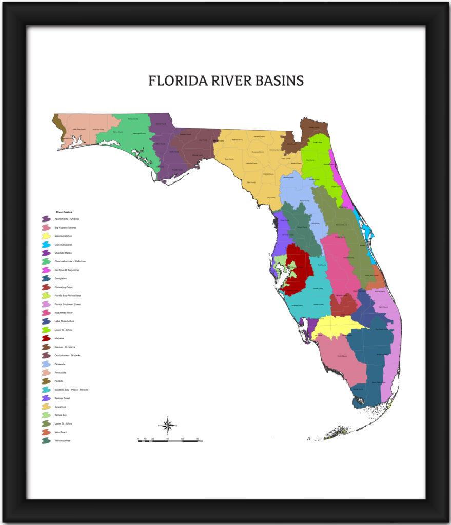 Florida River Basins - US River Maps