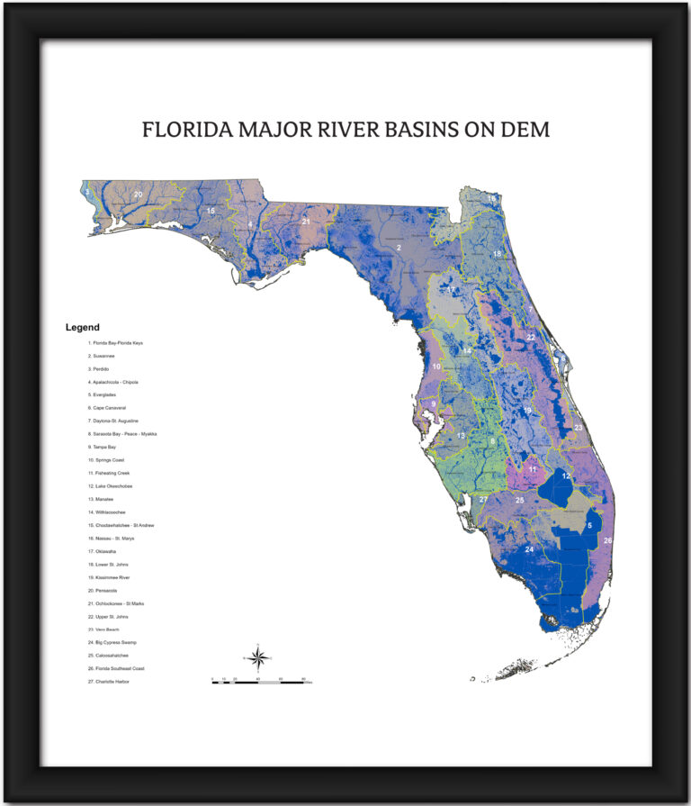 Florida River Basins - US River Maps